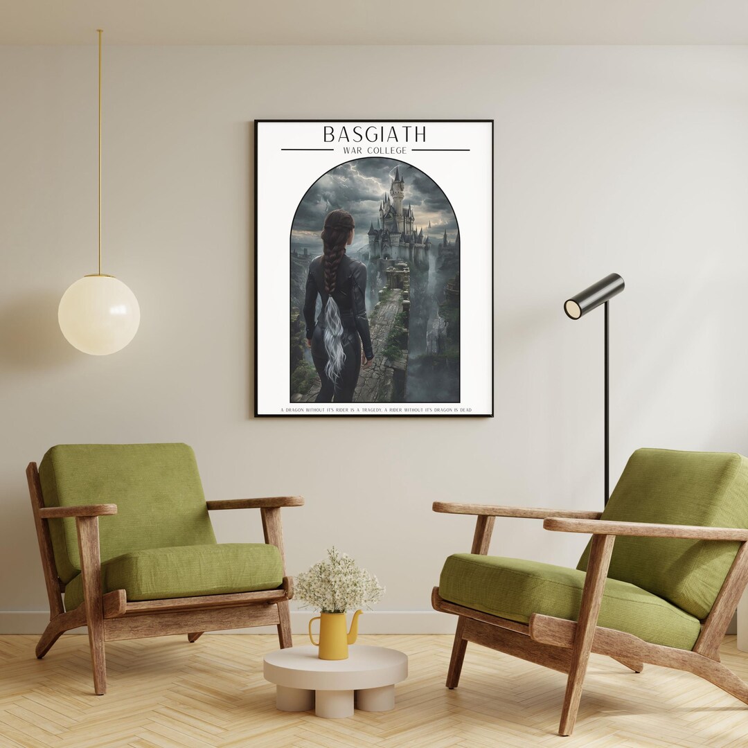 Basgiath, Fourth Wing, Violet, Book Poster, Fantasy, Romantasy, Reader ...