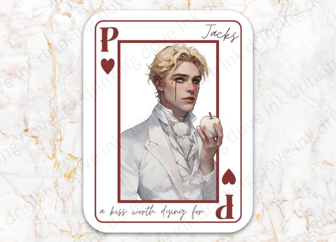 Jacks - Prince of Hearts Sticker | Caraval & Once Upon a Broken Heart ...