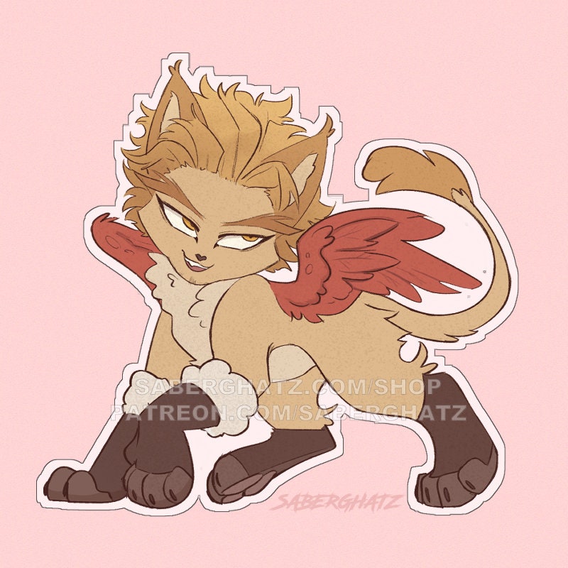 MHA Kitty Stickers deku Bakugou Hawks Dabi | Etsy UK