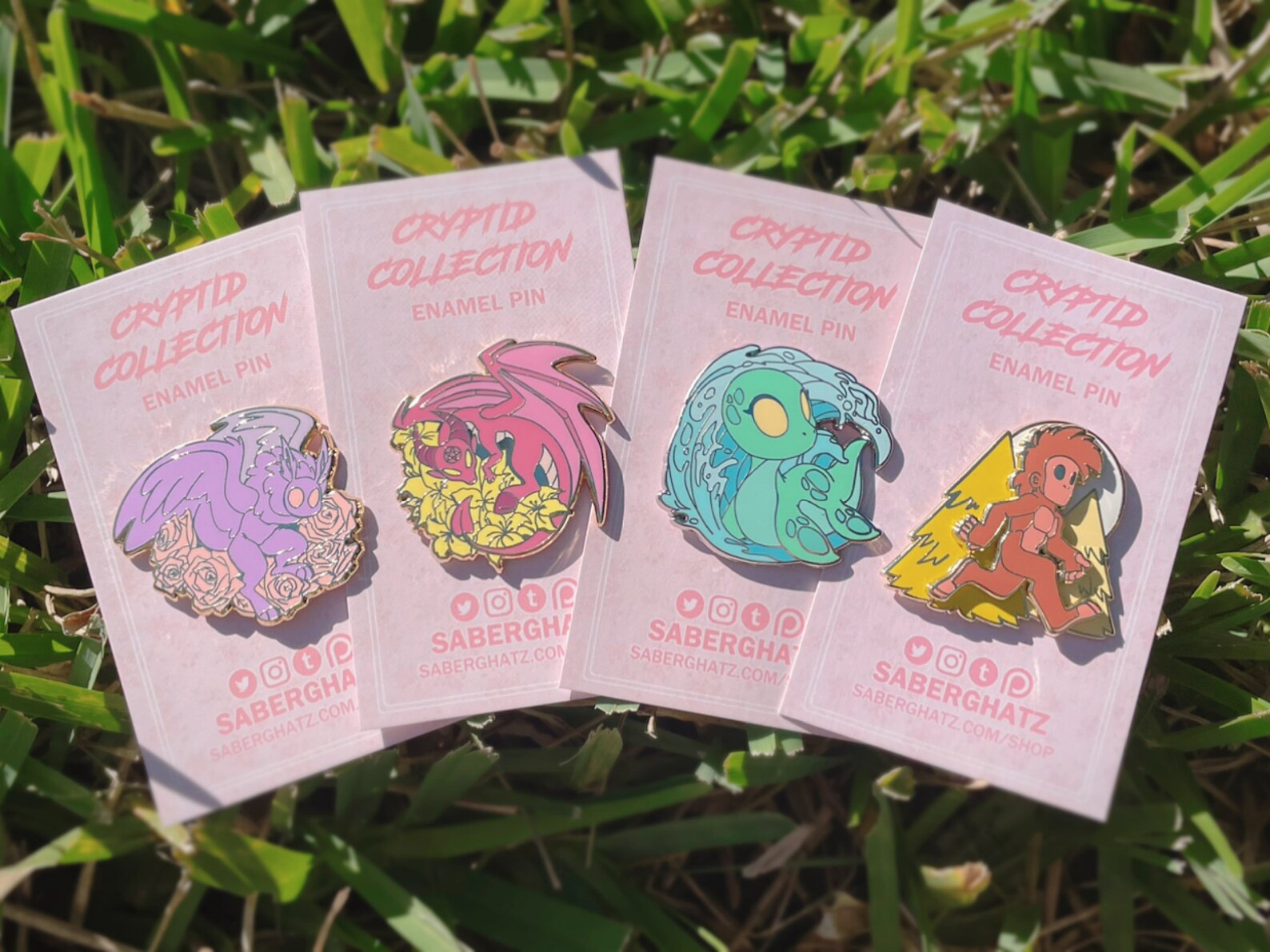 Cryptid Enamel Pins whole Set | Etsy