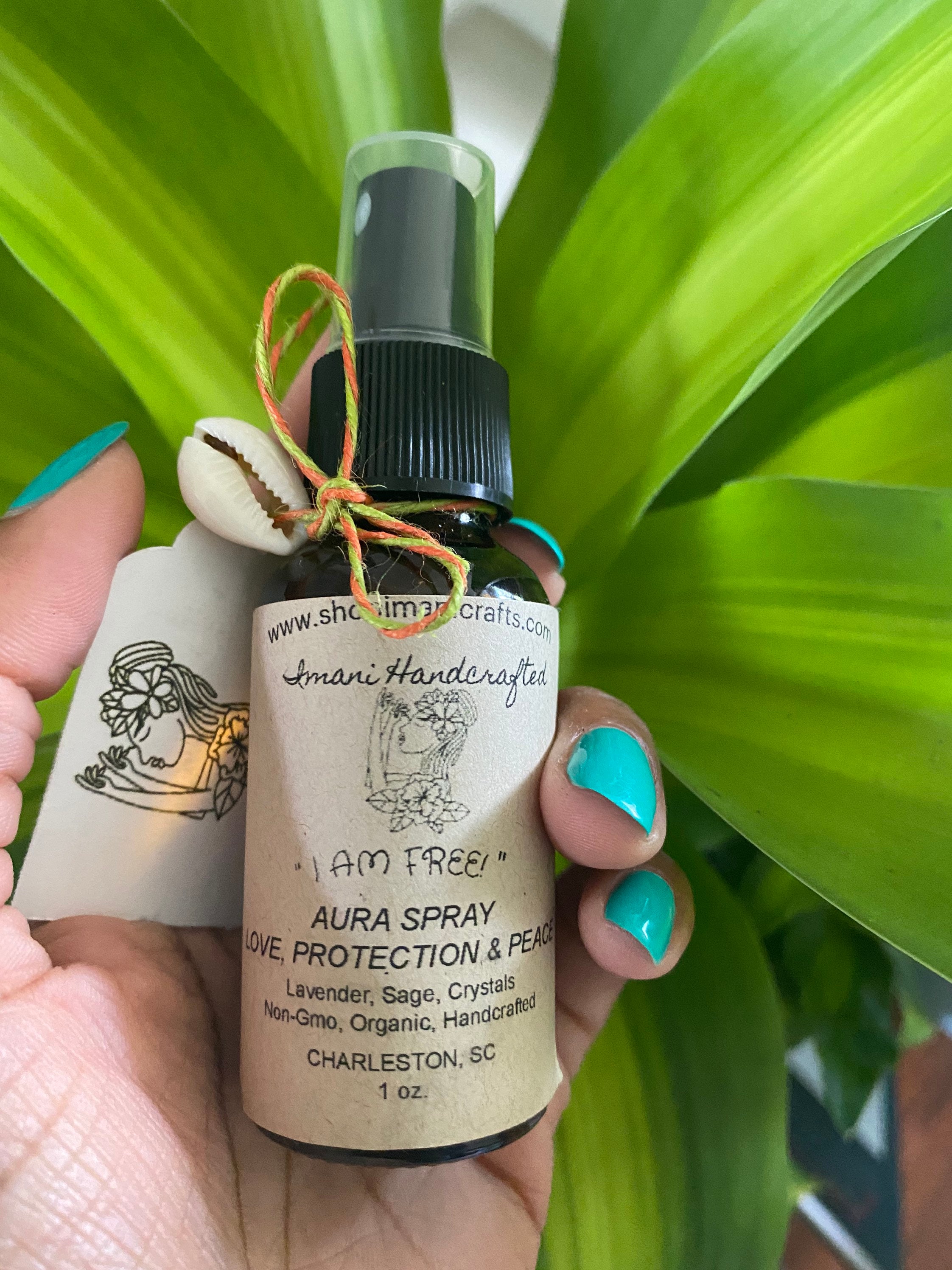 Natural Orgánico / SOY GRATIS Aura Spray Healing Prayer / Aceites ...