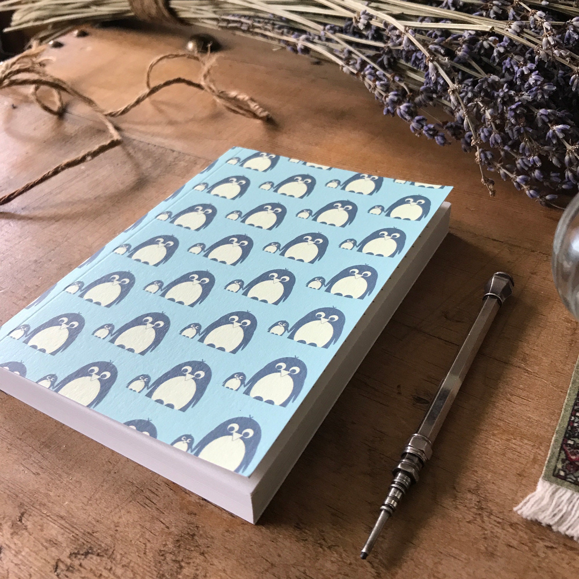Penguin Notepad, Pocket Notepad, Bird Journal, A6 Lined Notepad, to Do ...