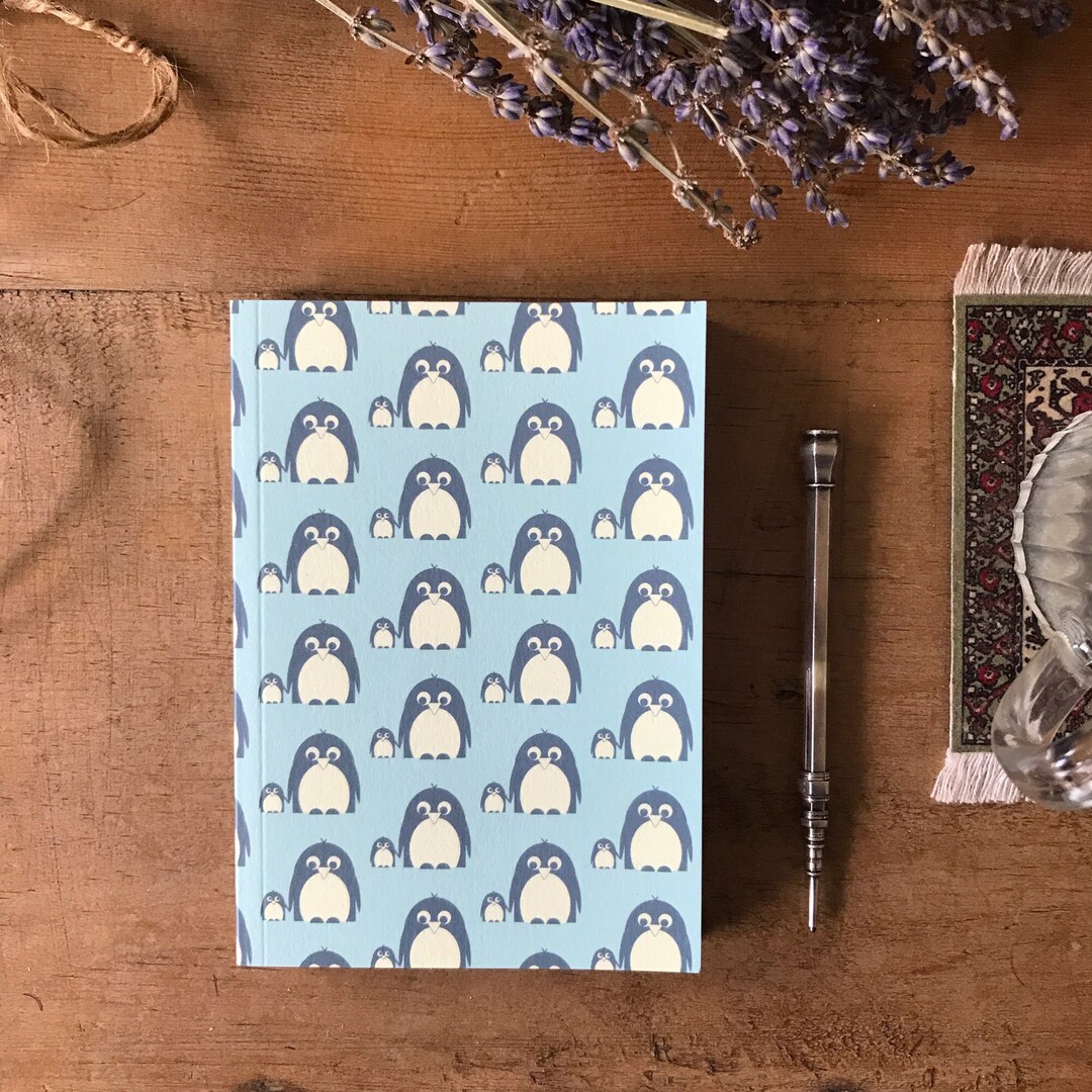 Penguin Notepad, Pocket Notepad, Bird Journal, A6 Lined Notepad, to Do ...
