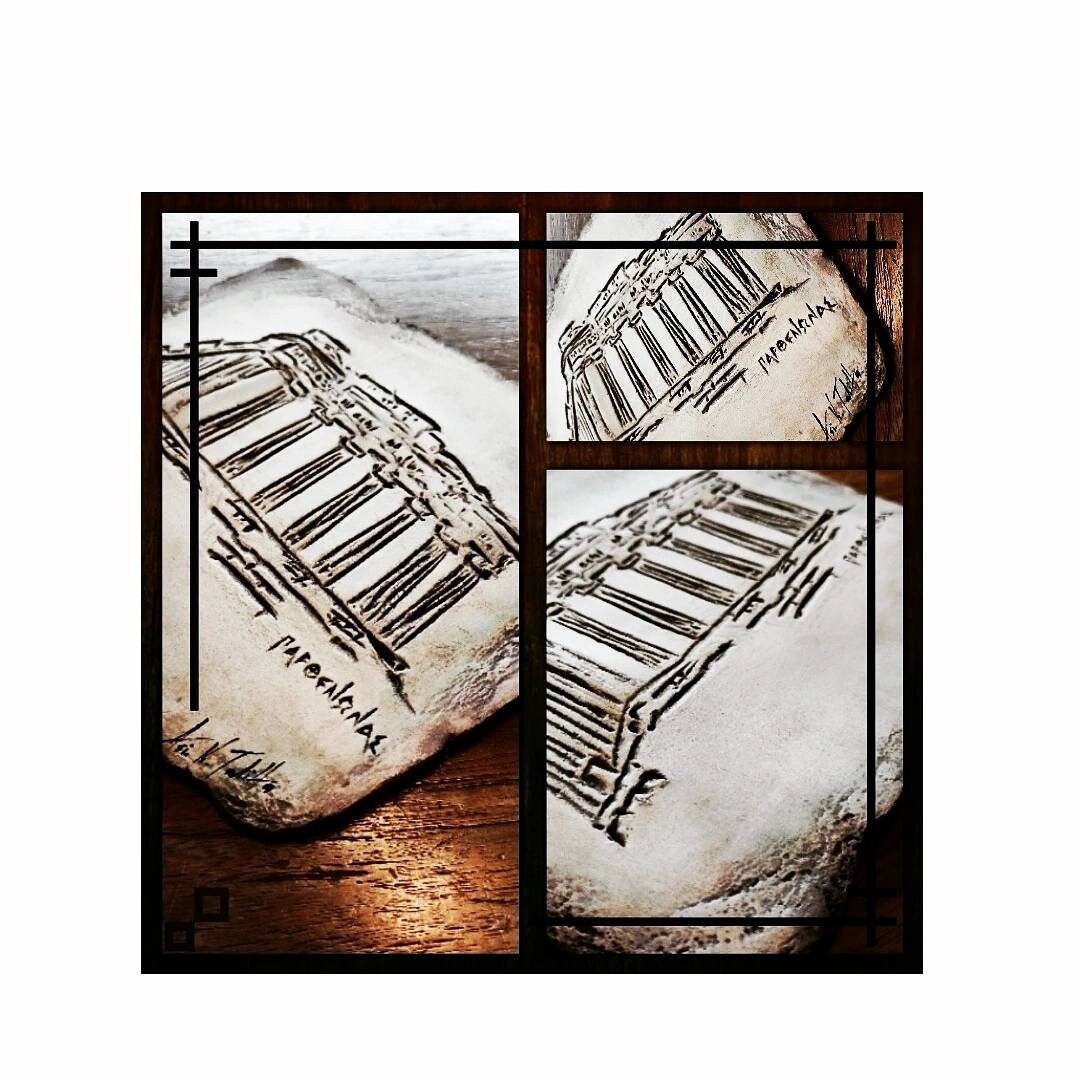 Parthenon-acropolis Athens-fine Clay Art World Heritage Site - Etsy