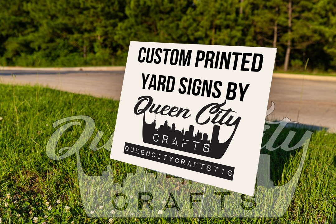 Custom Printed Yard Signs - Etsy