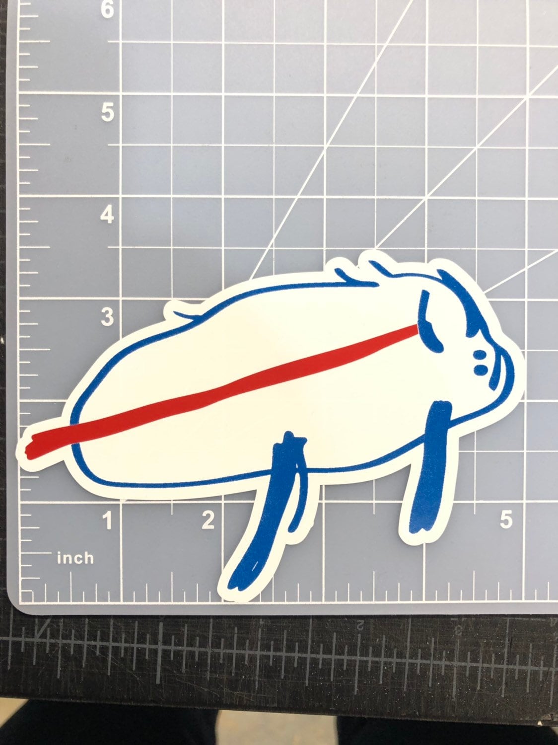 Josh Allen's Drawing Mafia Sticker Car Decal Buffalo Potato - Etsy