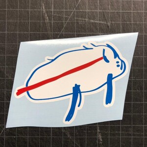 Josh Drawing Buffalo Potato Mafia Sticker Car Decal - Etsy