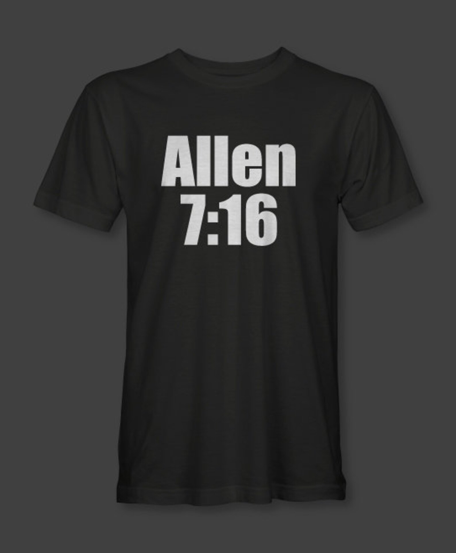 Allen 7:16 T-shirt - Etsy