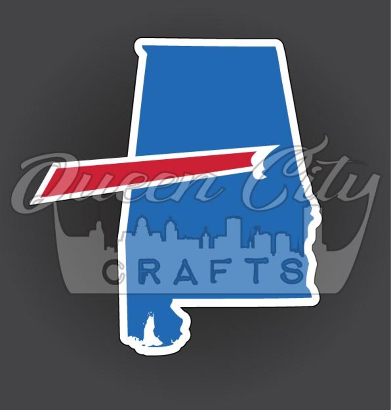 Buffalo Backers Alabama Sticker Decal - Etsy