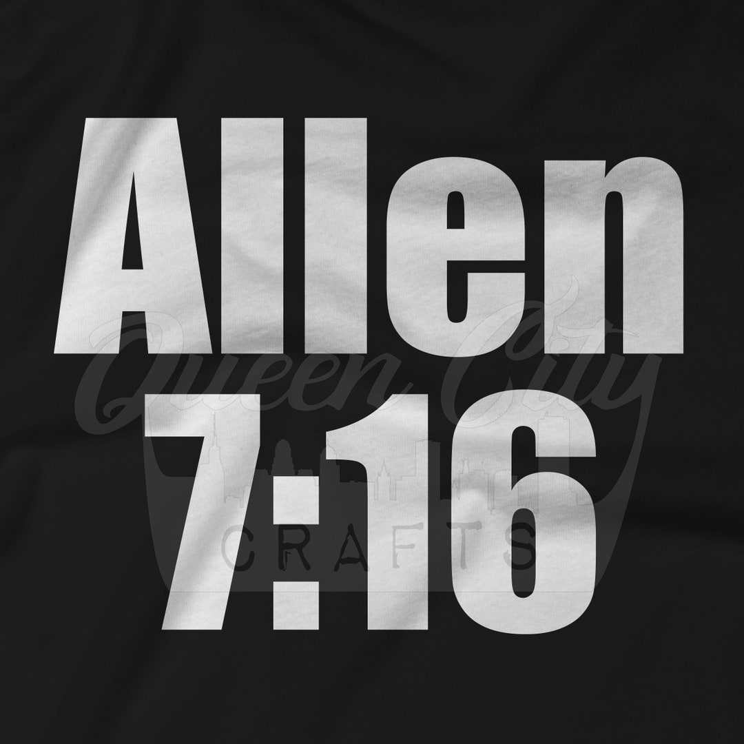Allen 7:16 T-shirt - Etsy