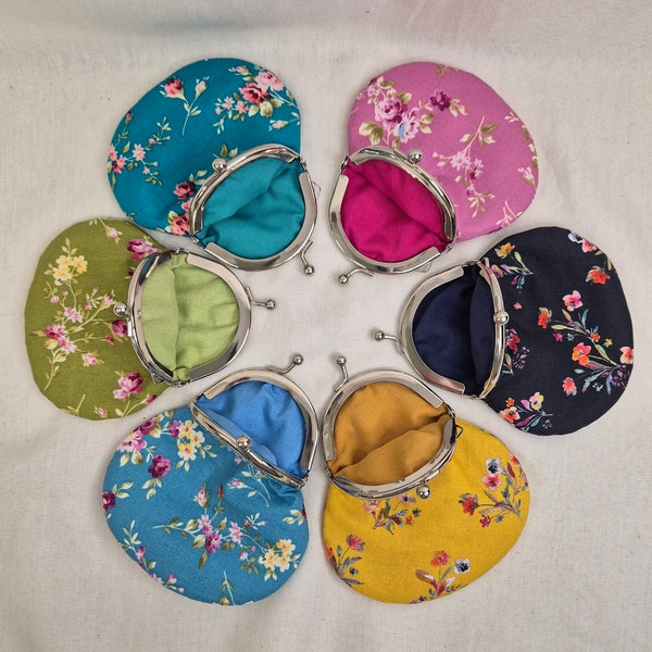 Floral Coin Purse - Etsy