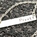 Pivot! Friends Inspired Necklace Hand Stamped Metal Jewelry - Etsy
