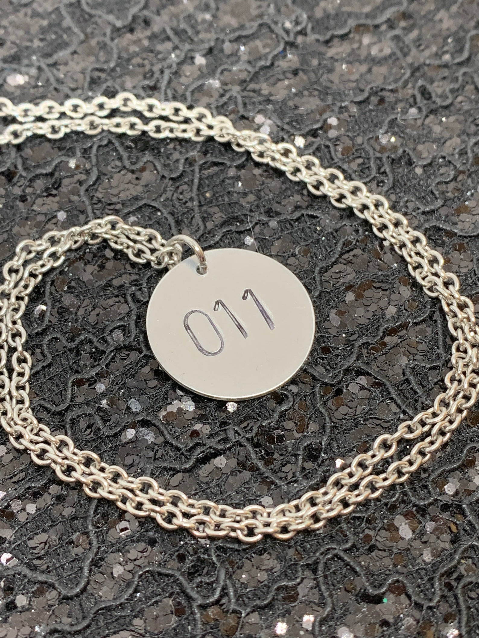 Stranger Things Necklace 011 Hand Stamped Metal Jewelry - Etsy