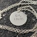 Mental Health Awareness Necklace End the Stigma Hand Stamped Metal ...