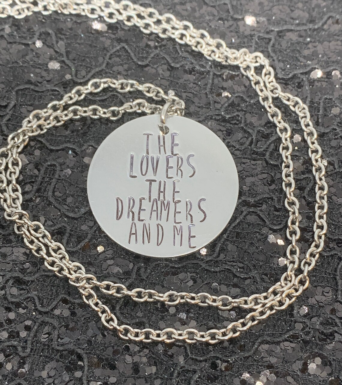 Kermit the Frog Rainbow Connection Necklace Hand Stamped Metal Jewelry ...