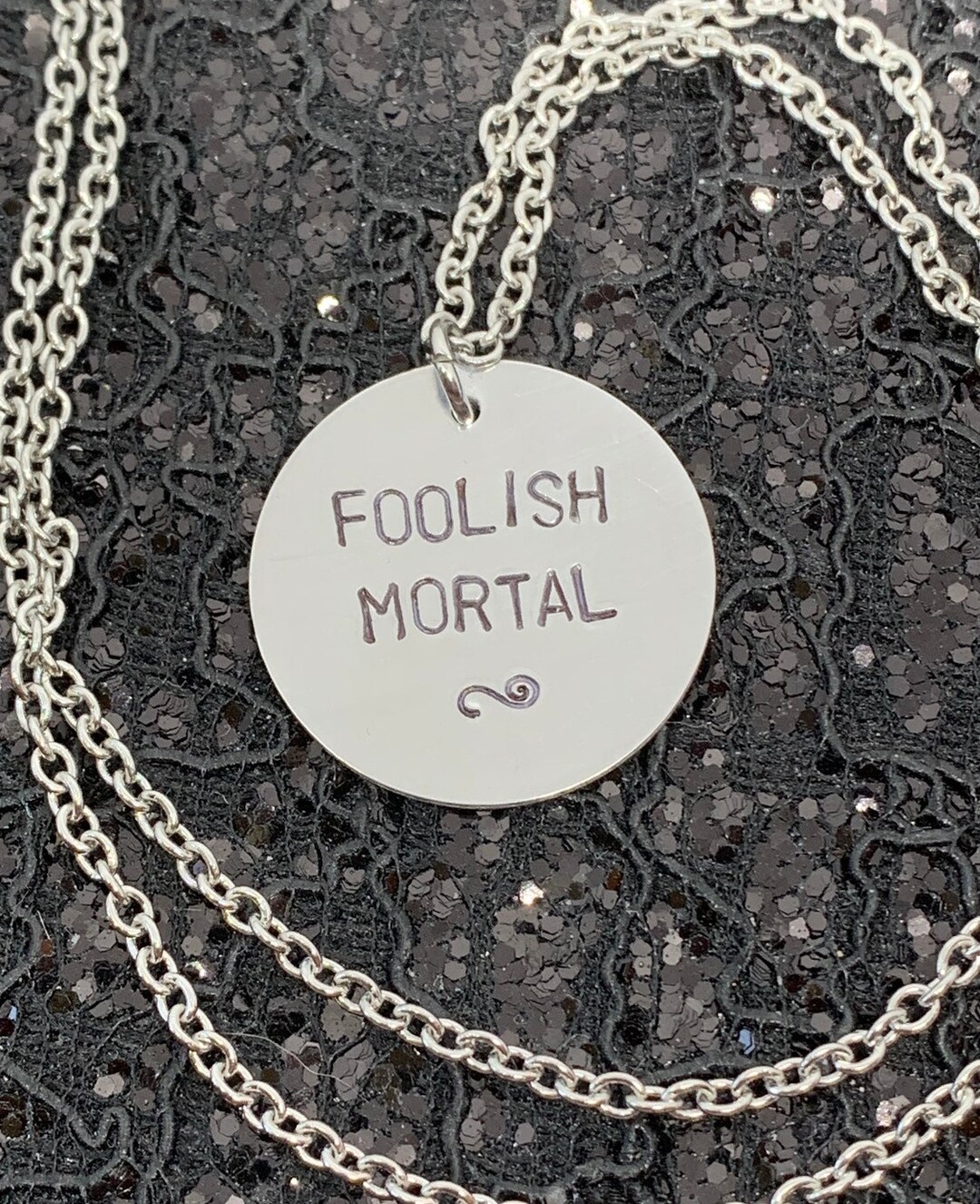 Haunted Mansion Necklace Disney Inspired Hand Stamped Metal Jewelry - Etsy