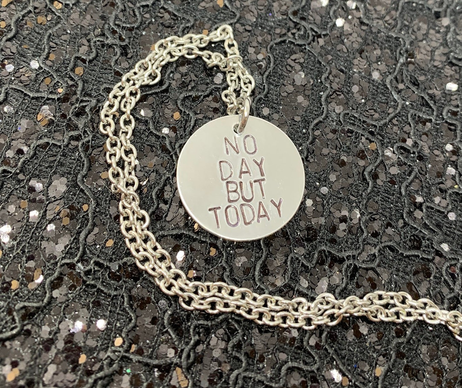 No Day but Today Rent Musical Inspired Hand Stamped Metal - Etsy
