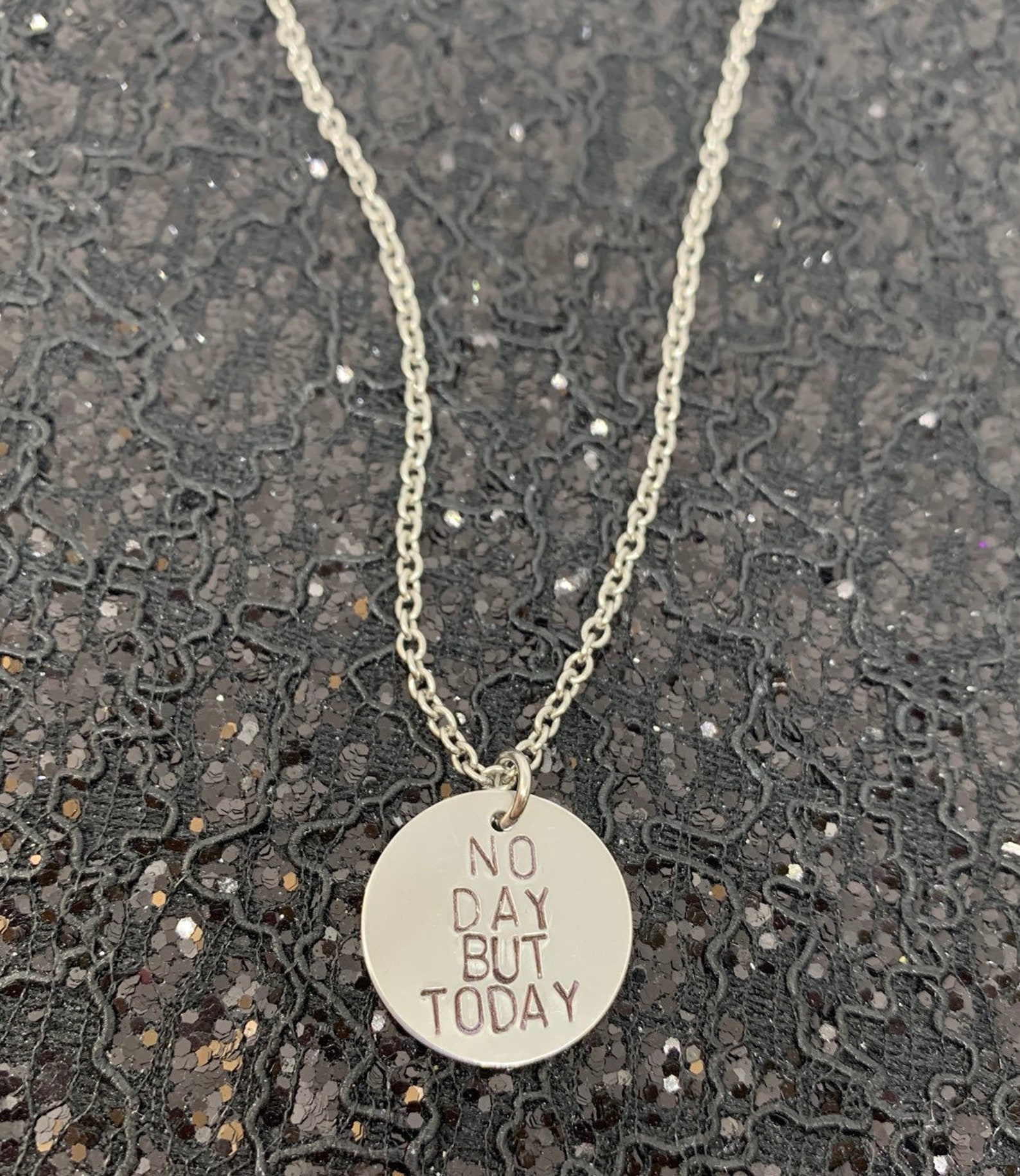 No Day but Today Rent Musical Inspired Hand Stamped Metal - Etsy