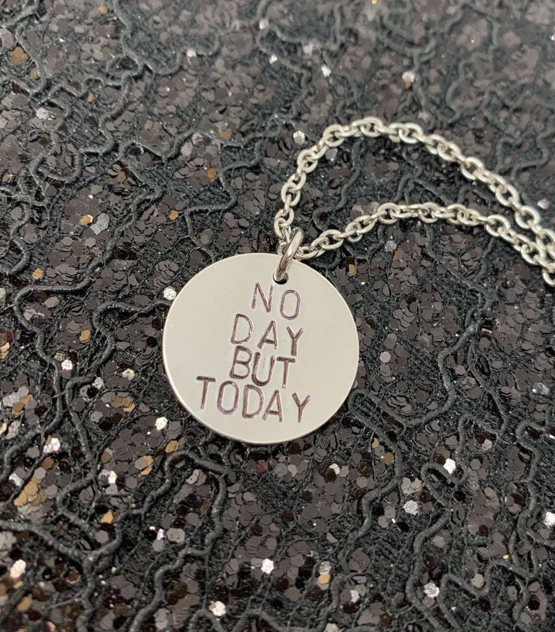 No Day but Today Rent Musical Inspired Hand Stamped Metal - Etsy