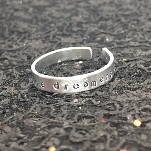 Kermit the Frog Muppets Ring Rainbow Connection Hand Stamped Metal ...