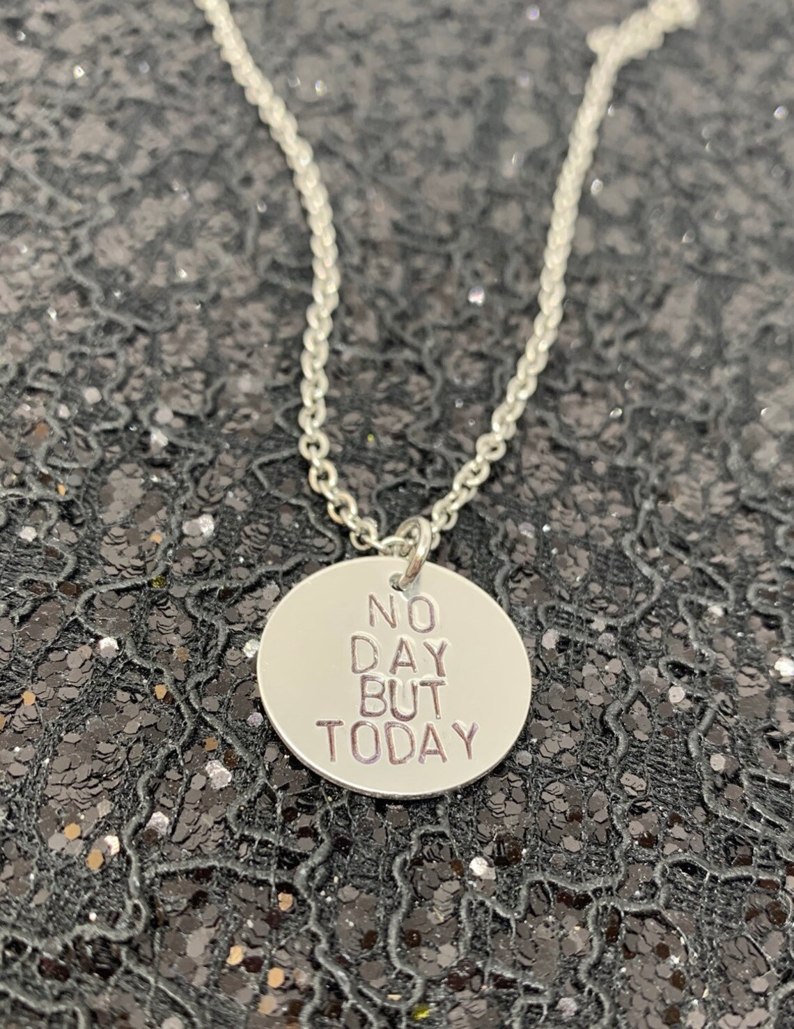 No Day but Today Rent Musical Inspired Hand Stamped Metal - Etsy