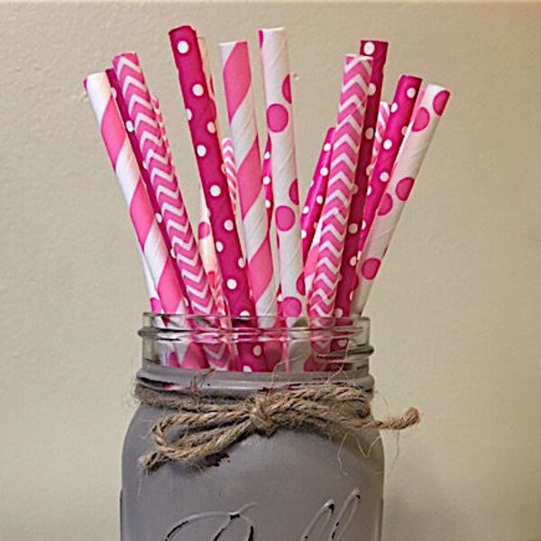 Light Pink Straws - Etsy