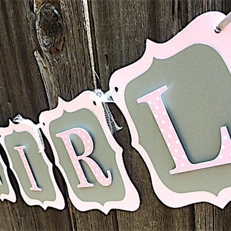 Its a Girl Banner - Etsy