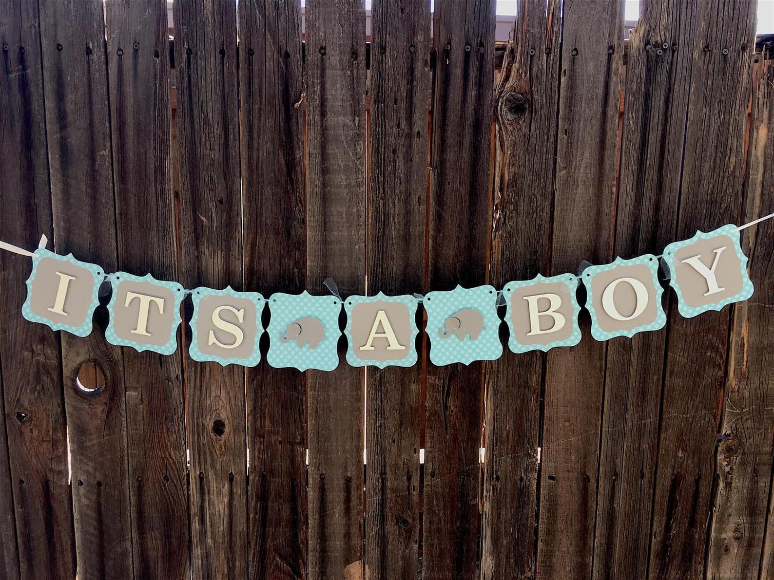 Elephant Blue and Gray Candy Cups, Elephant Decorations, Elephant Baby ...
