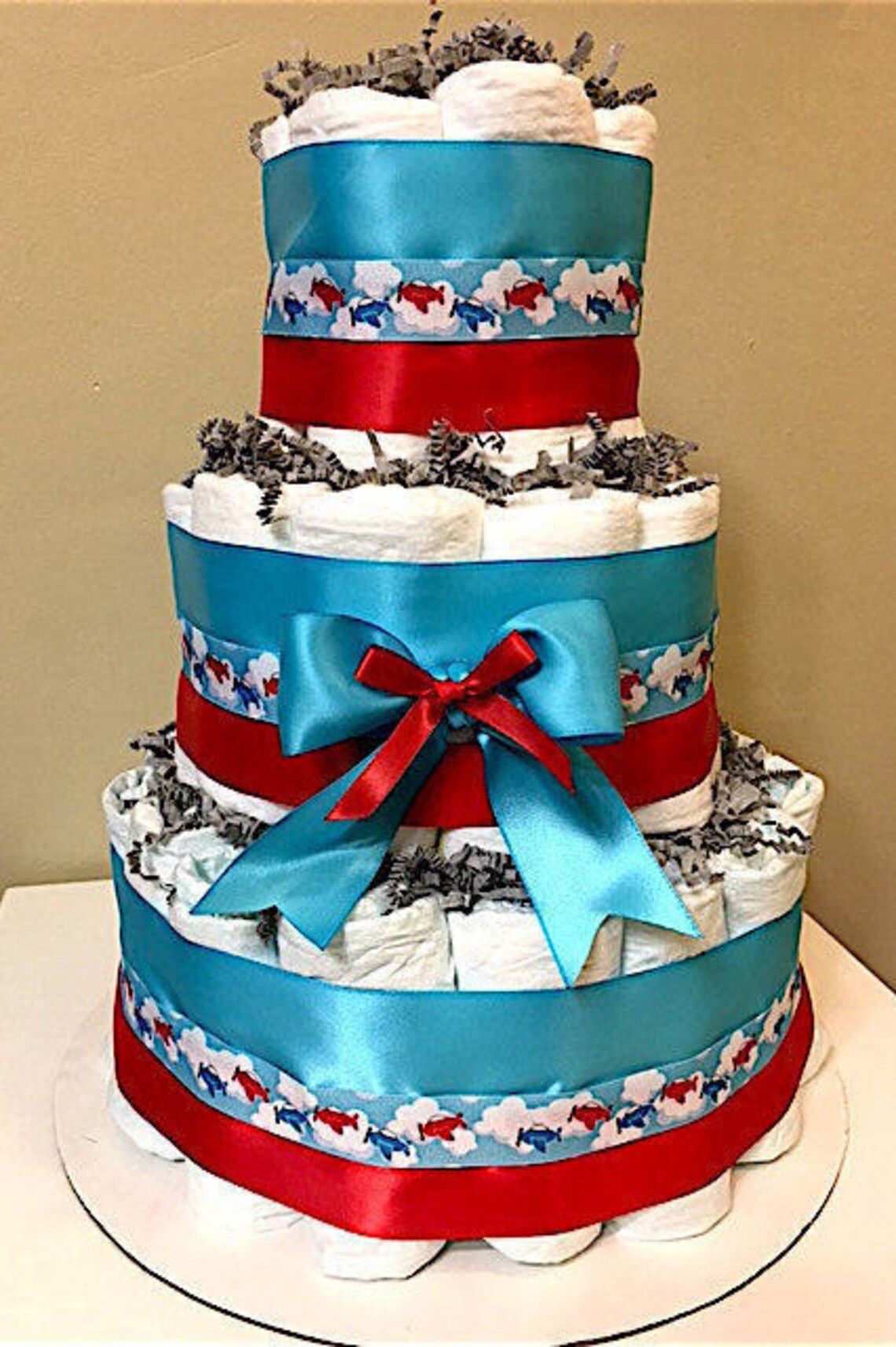 Airplane Diaper Cakes, Airplane Decorations, Airplane Baby Shower ...