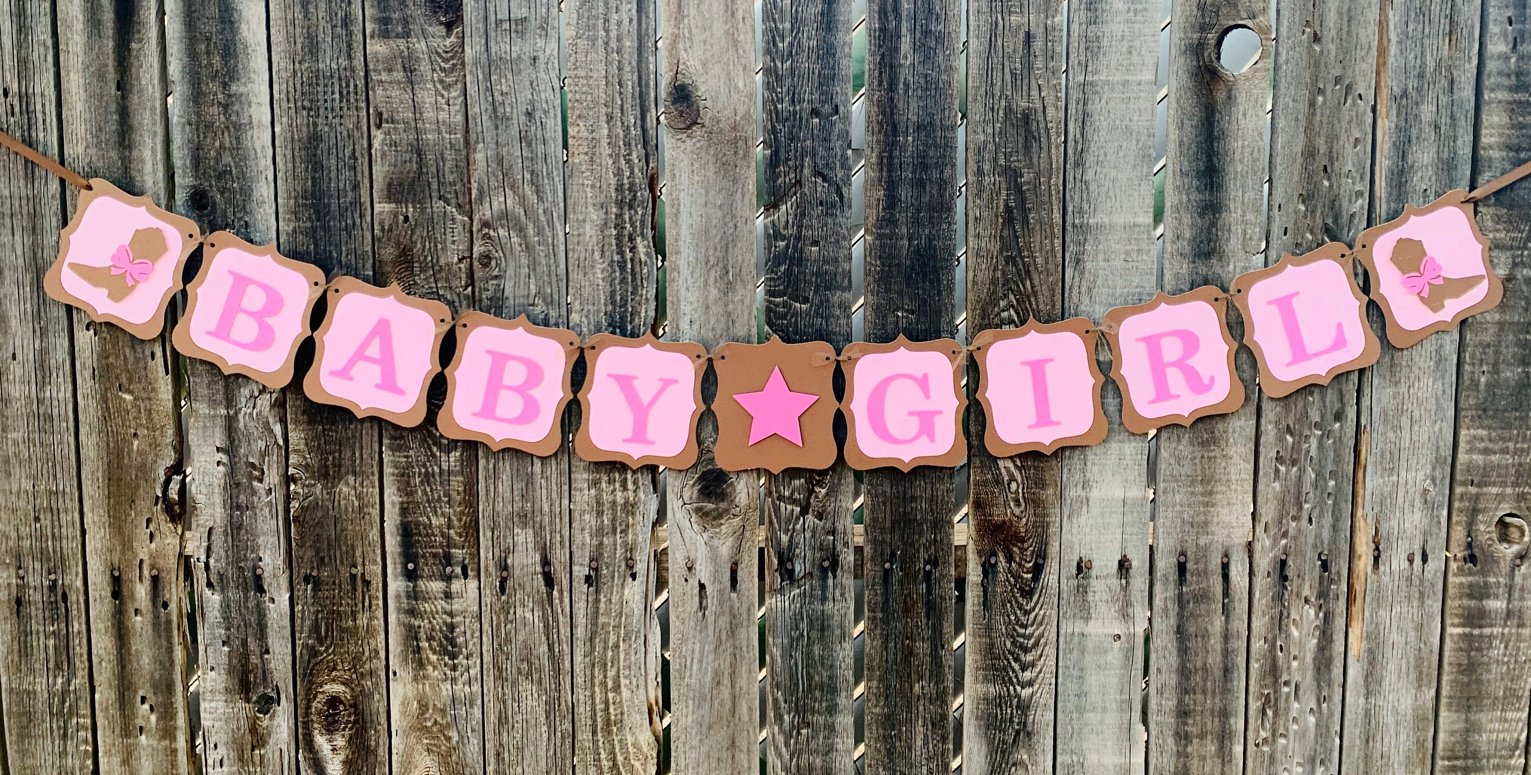 Vaquera baby girl banner vaquera baby shower decoraciones - Etsy España