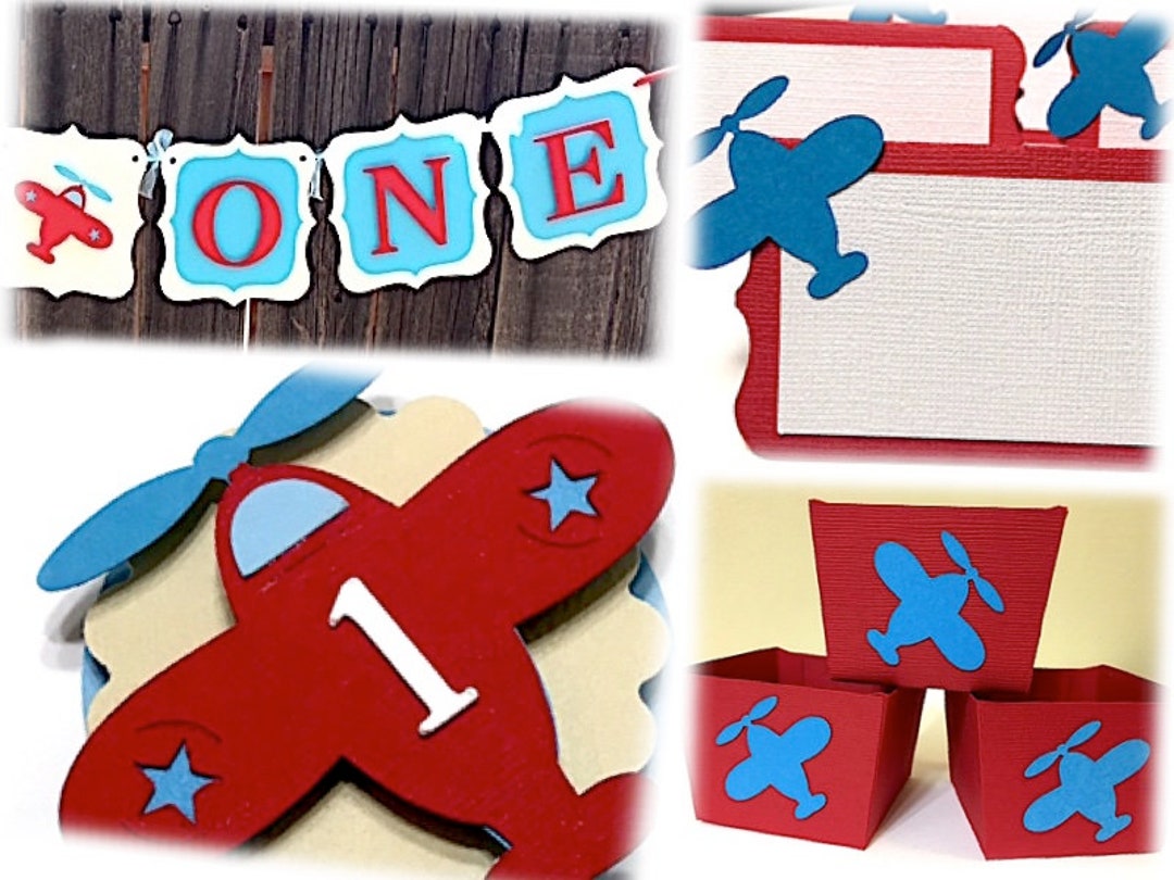 Airplane First Birthday Party Package, Airplane Food Cards, Airplane Im ...