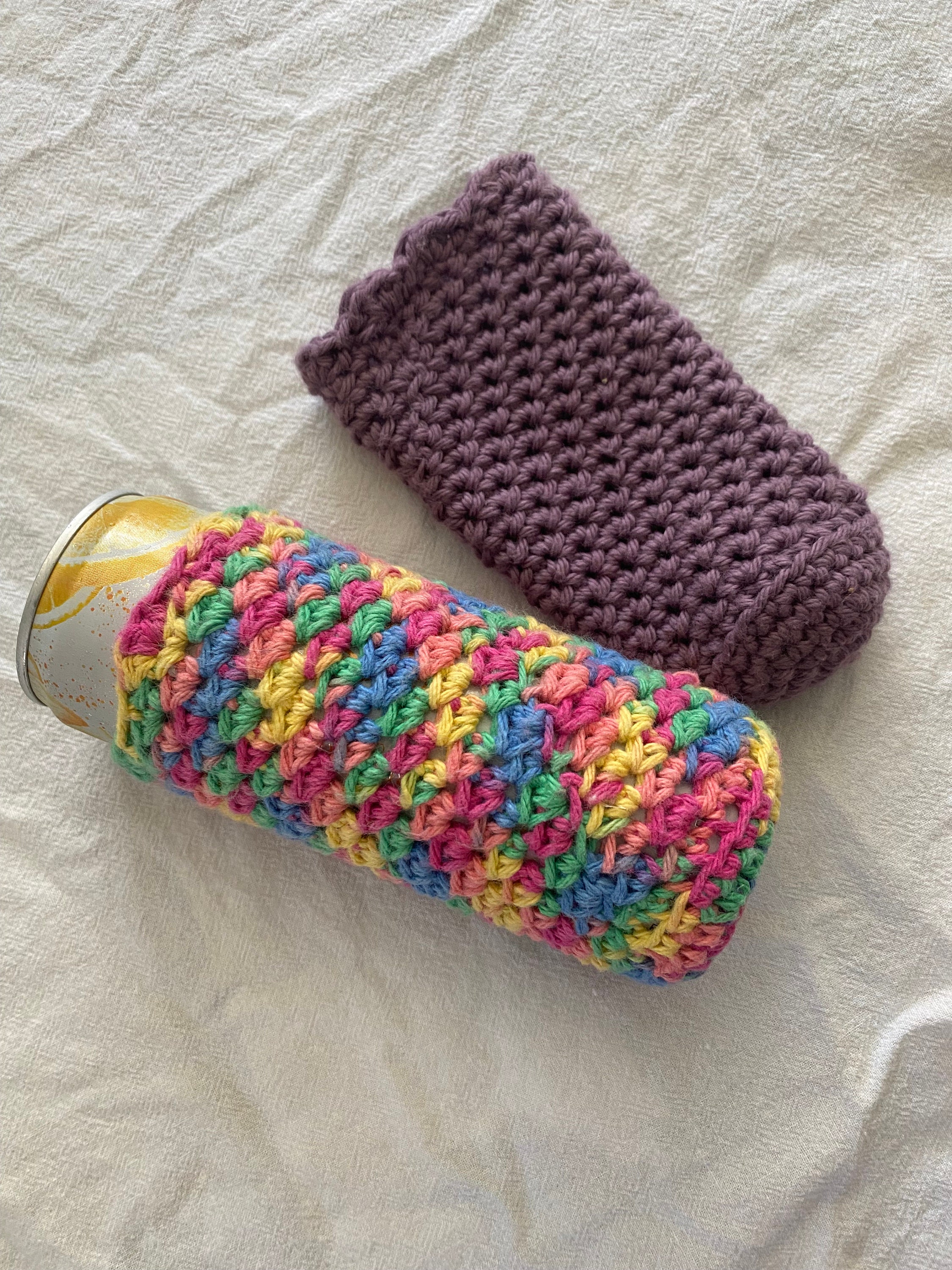 Skinny Can Crochet Cotton Cozy PATTERN ONLY - Etsy