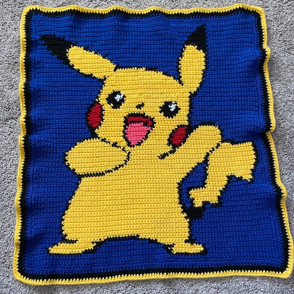 Pikachu Crochet - Etsy