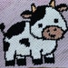 Cow C2C Crochet Pattern, Beginner Easy Blanket PATTERN ONLY - Etsy