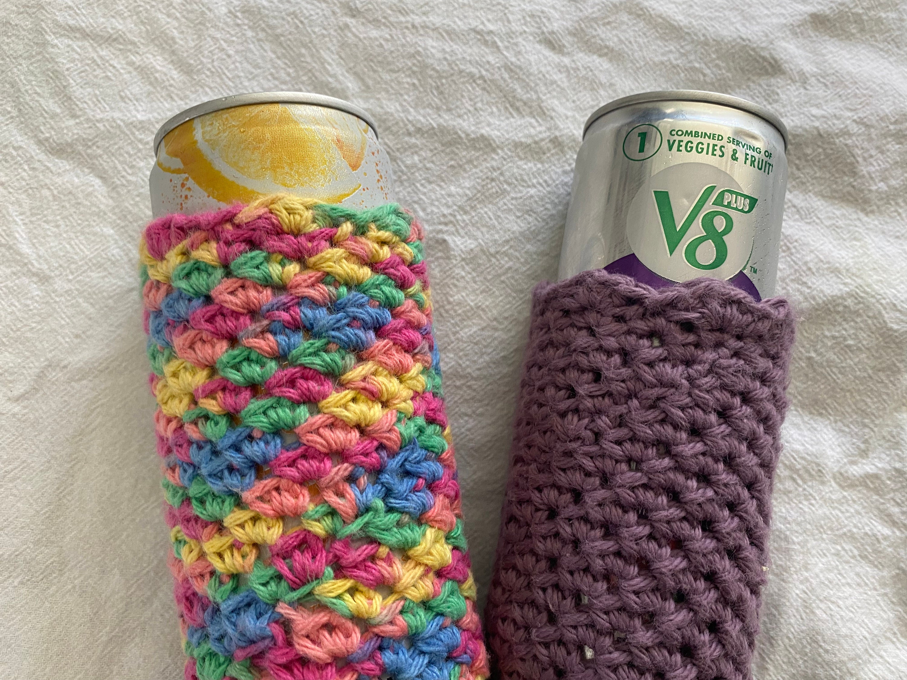 Skinny Can Crochet Cotton Cozy PATTERN ONLY - Etsy