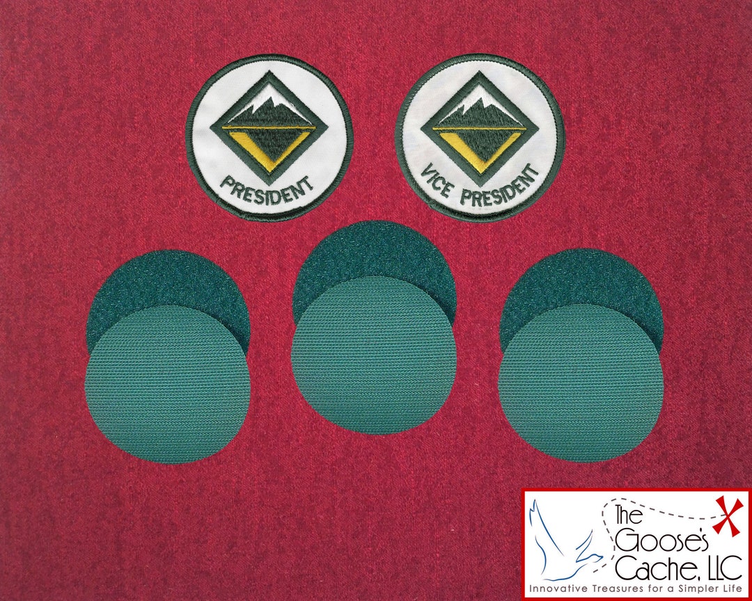 Green Sew-on Generic Hook and Loop for Attaching Patches to Uniform ...