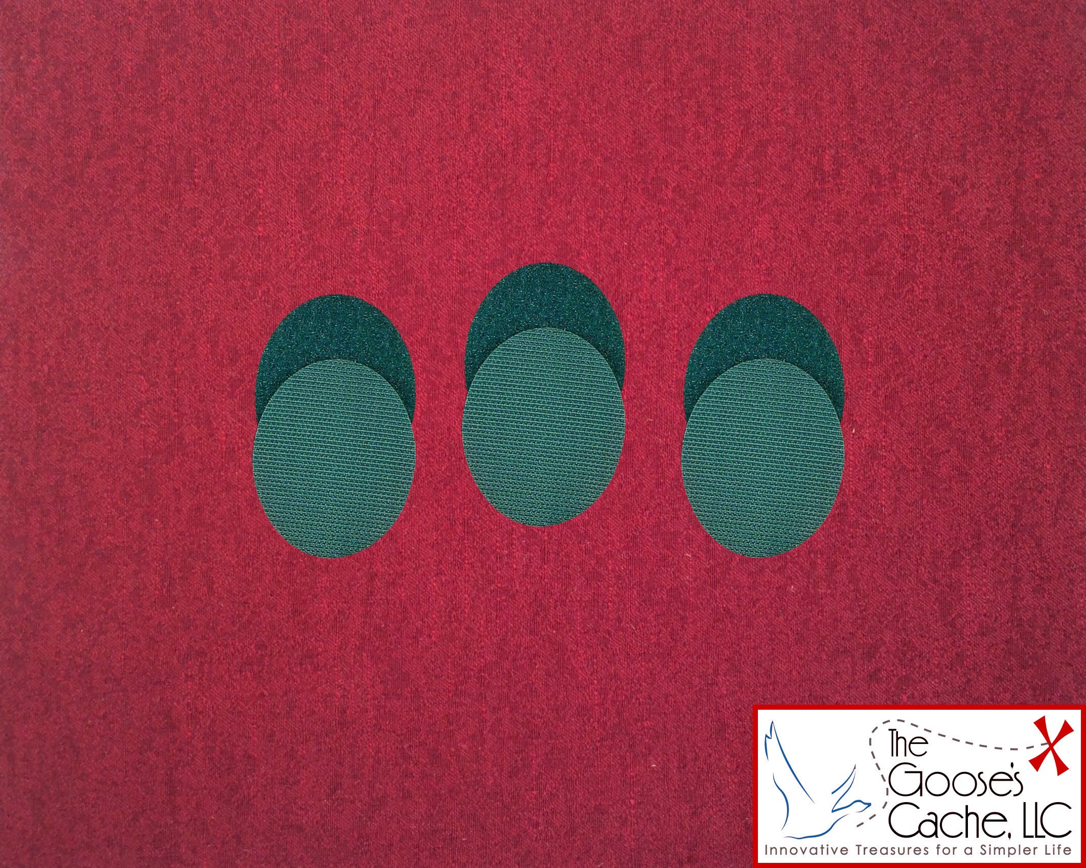 Green Sew-on Generic Hook and Loop for Attaching Patches to Uniform ...