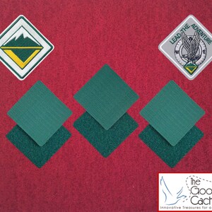 Green Sew-on Generic Hook and Loop for Attaching Patches to Uniform ...