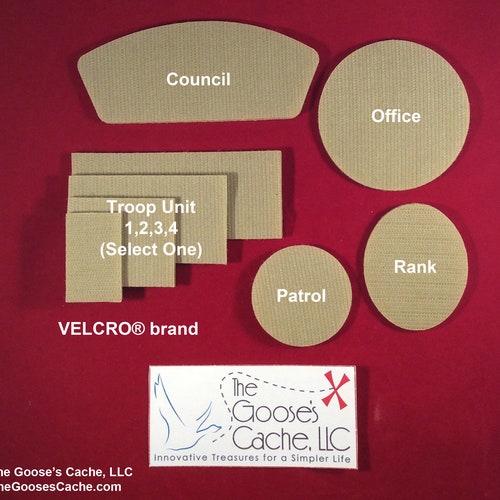 Tan Sew-on VELCRO® Brand Set for Attaching Patches to Scouts - Etsy