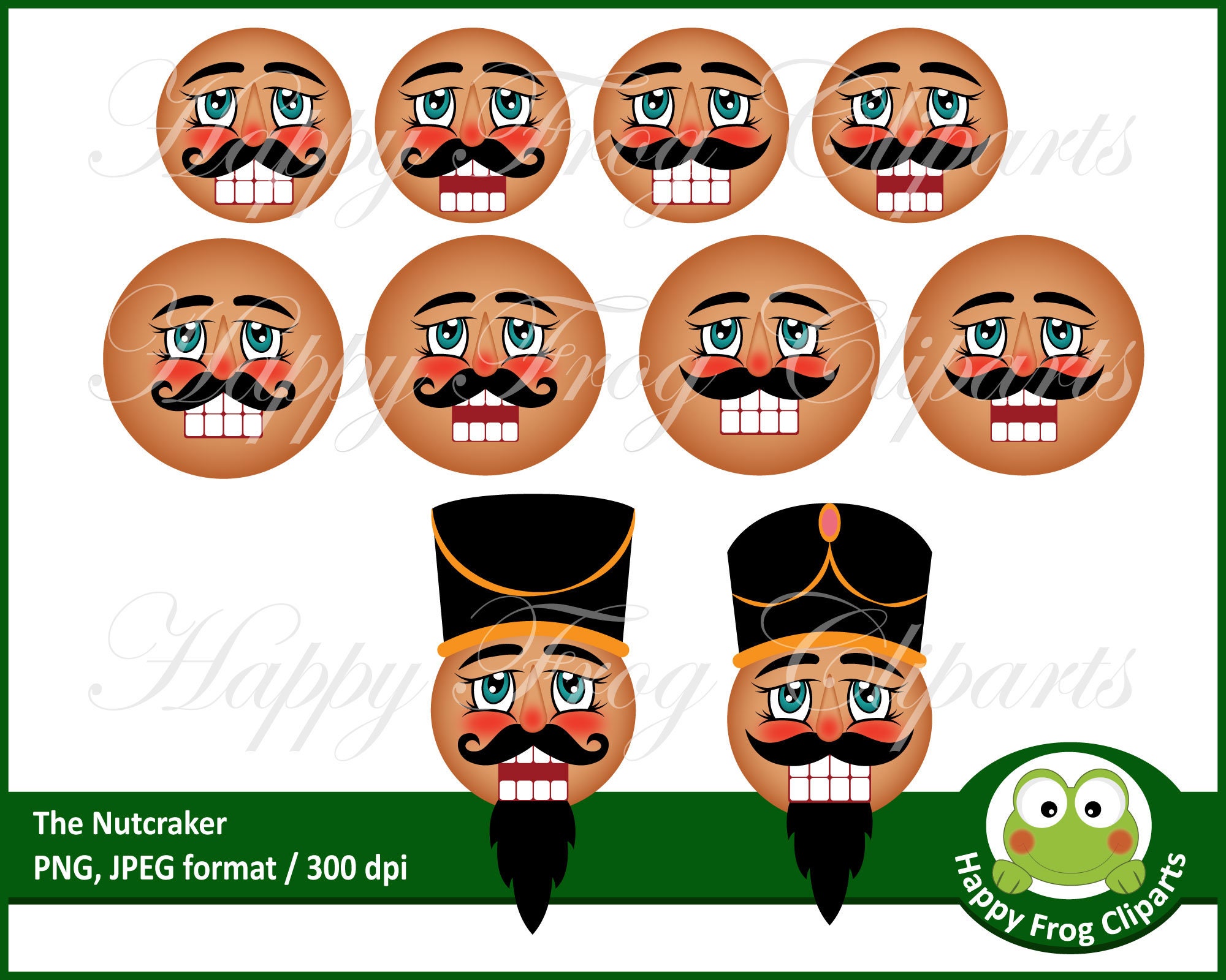 The Nutcracker Faces HFC 068 Cute Nutcracker the - Etsy