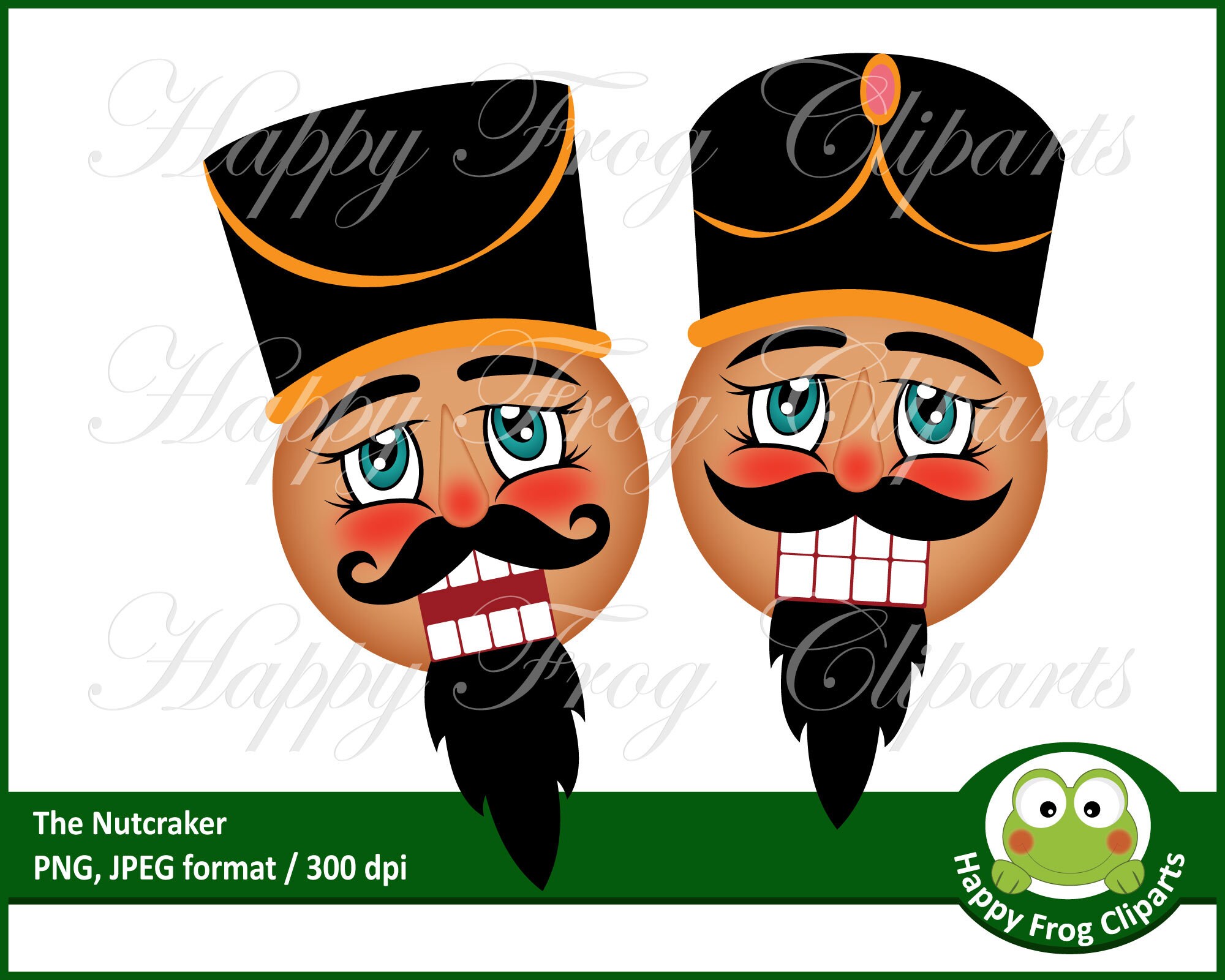 Nutcracker Face Clipart