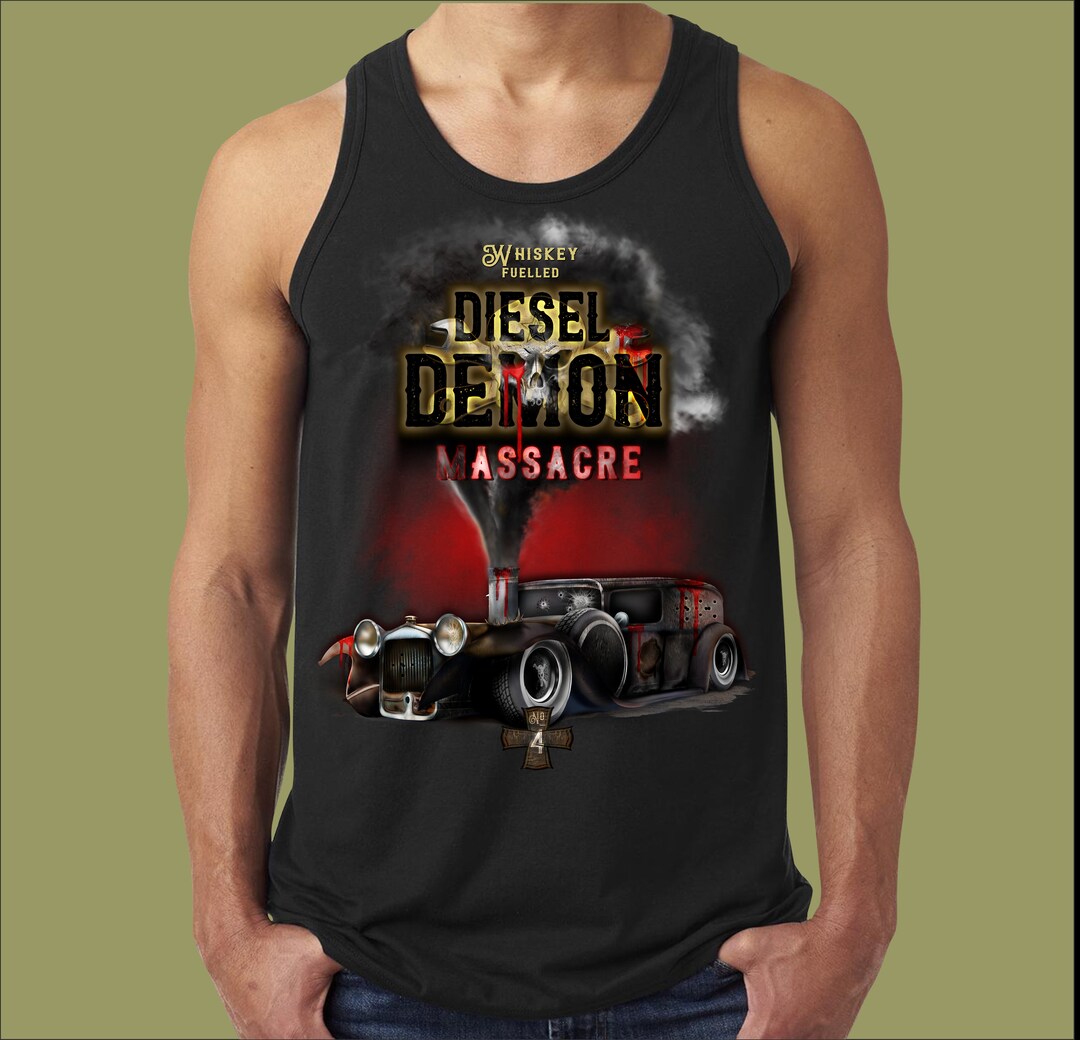 Diesel Demon Massacre Singlet / Tank Top - Etsy