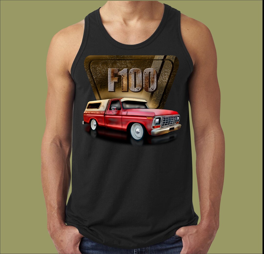 Ford F100 con Canopy Singlet / Camiseta sin mangas - Etsy España