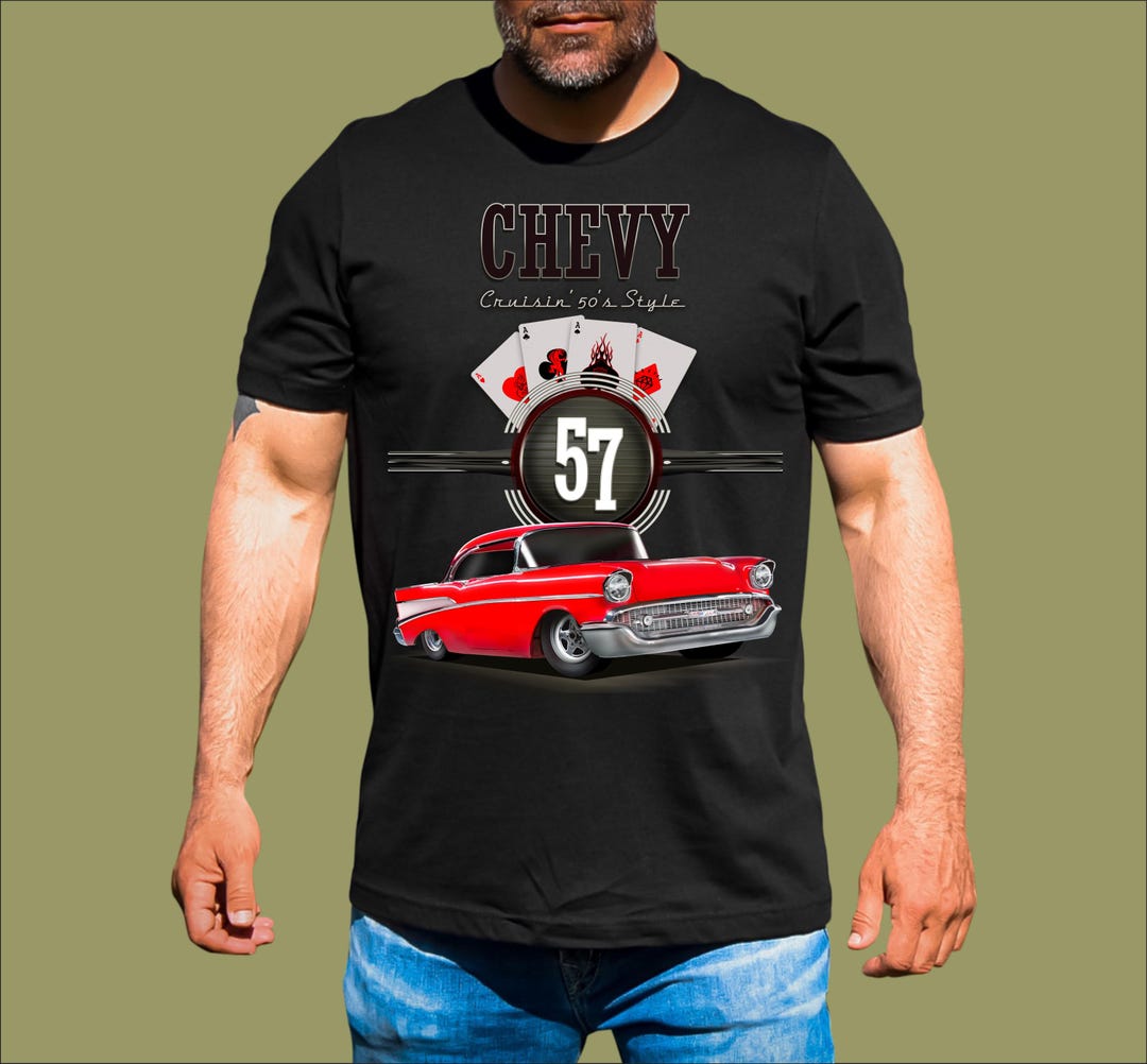 1957 Chevy T-shirt - Etsy