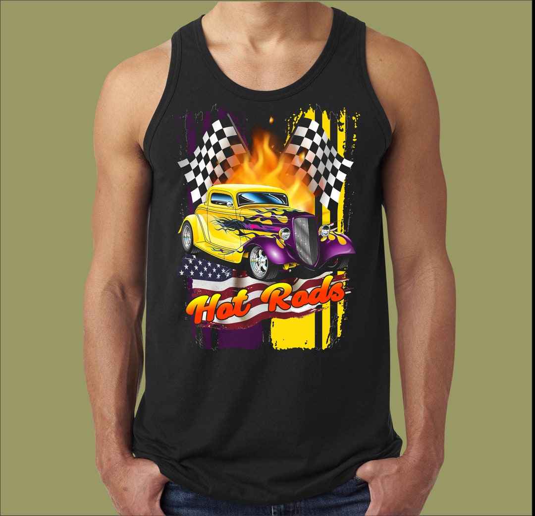 Hot Rods Singlet / Tank Top - Etsy