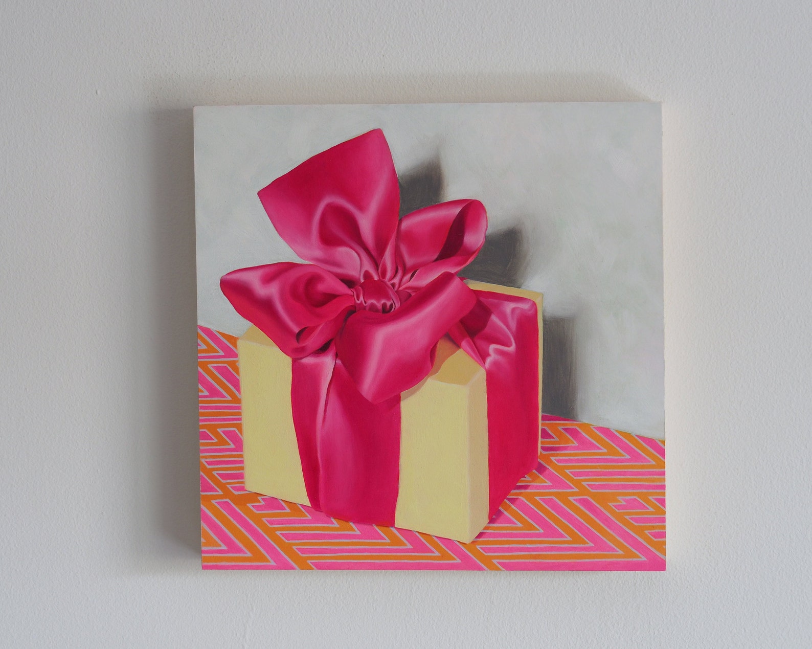 Oil Painting of Gift Box unframed - Etsy