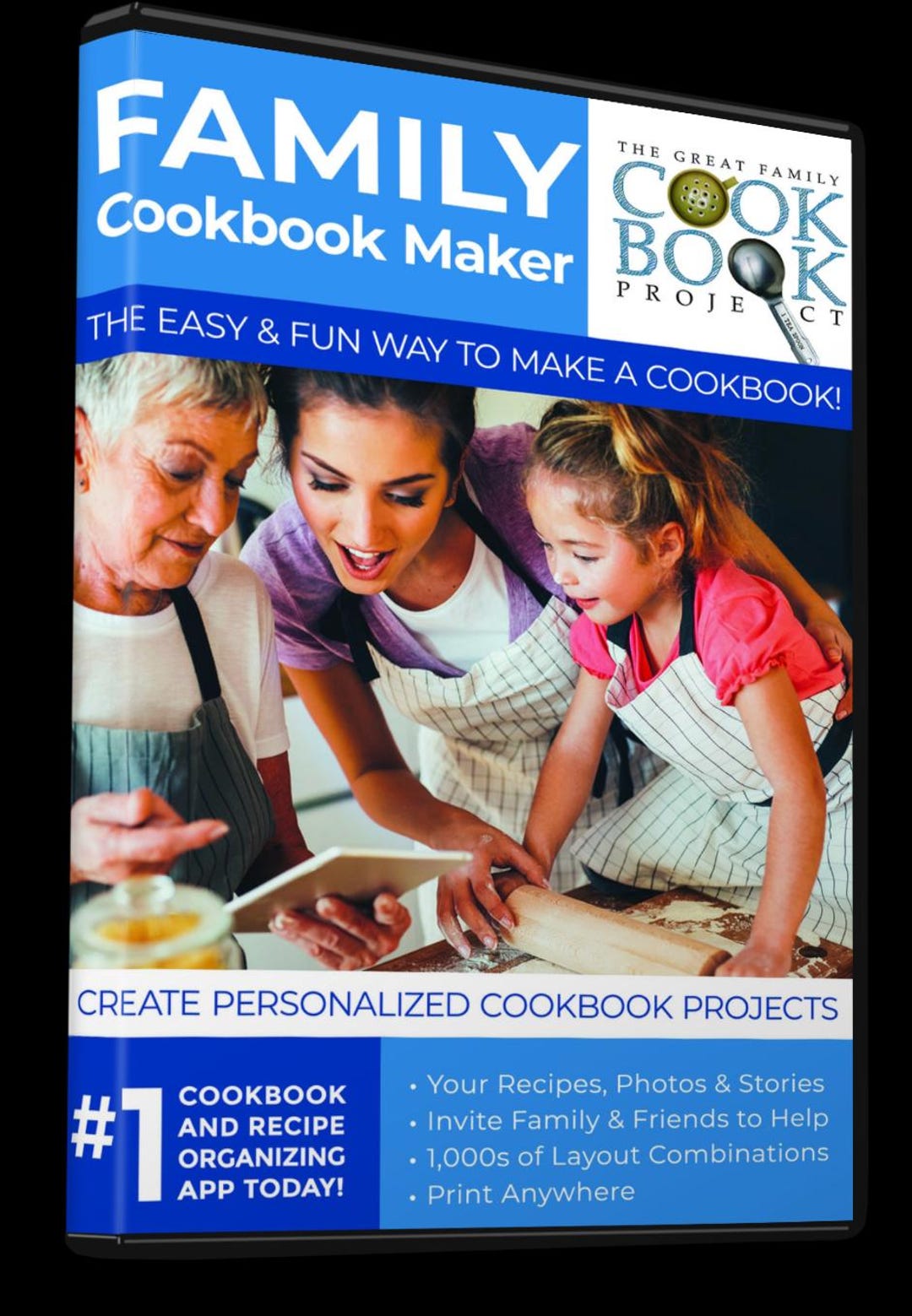 Custom Cookbook Making Kit - Create Your Own Printed Personal Cookbook ...