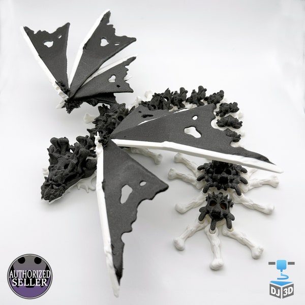 Winged Skeleton - Etsy