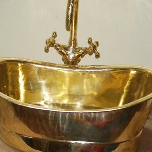 Beautiful Handamde Hammred Moroccan Top Counter Bathtub Sink With ...