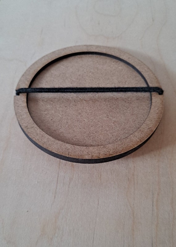 Macrame Coaster Template/jig SVG PDF DXF File Digital - Etsy